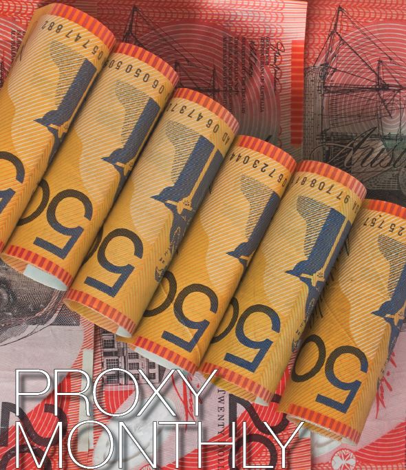 Proxy Monthly Front Cover without text • Diligent Market Intelligence